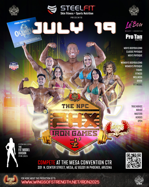 (Live) ~ 2025 NPC Wings of Strength Phoenix Iron Games | Live Stream ...